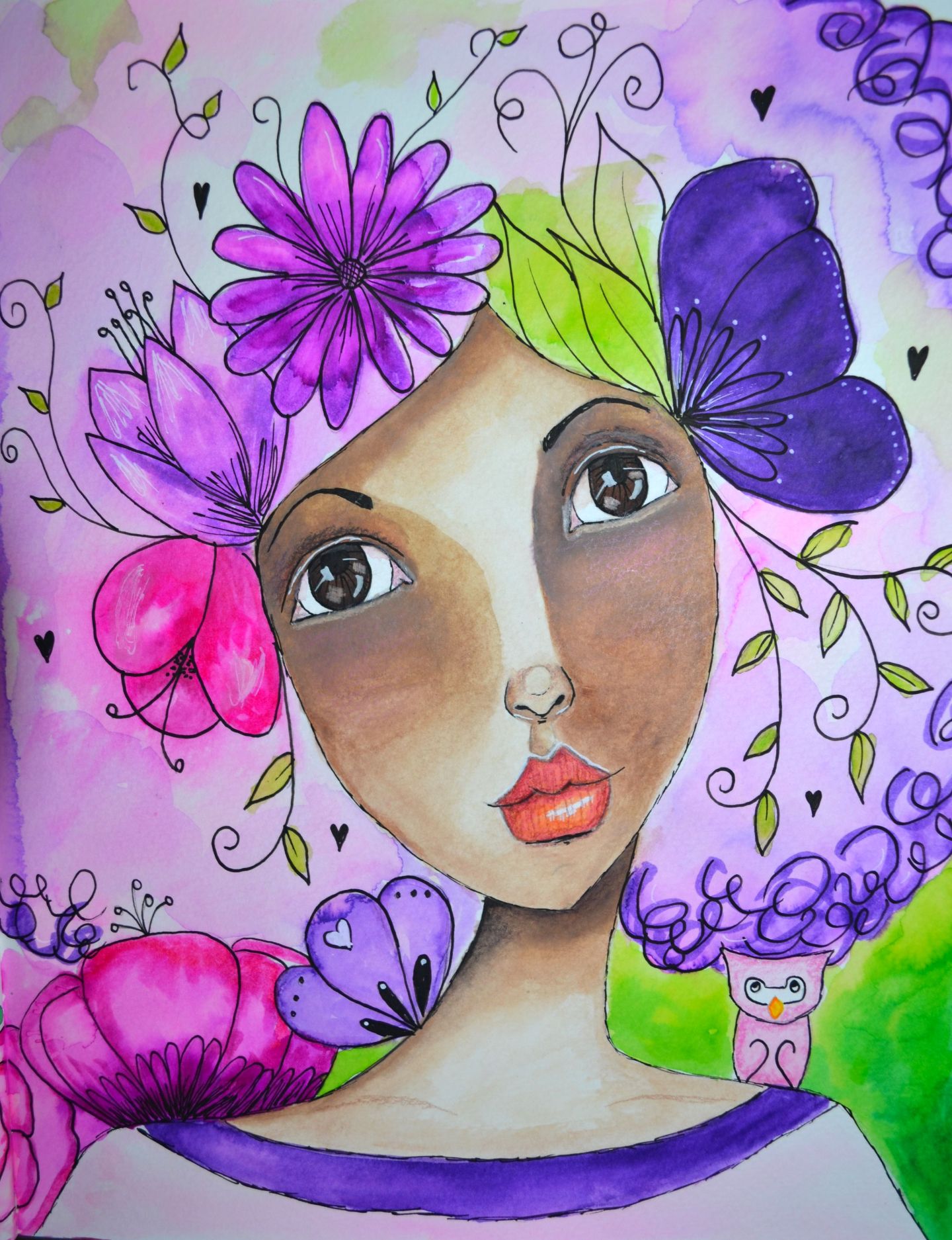 Make your own Magic – She Blooms in Ink | Flowing Waters Art