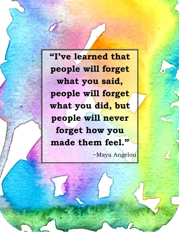 Maya Angelou Quote | Flowing Waters Art